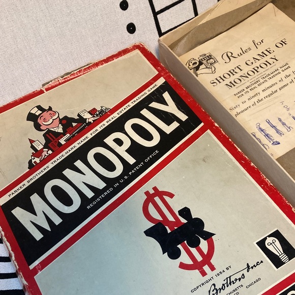 Monopoly | Games | Vintage Monopoly Game Circa 9361954 Box Pieces ...